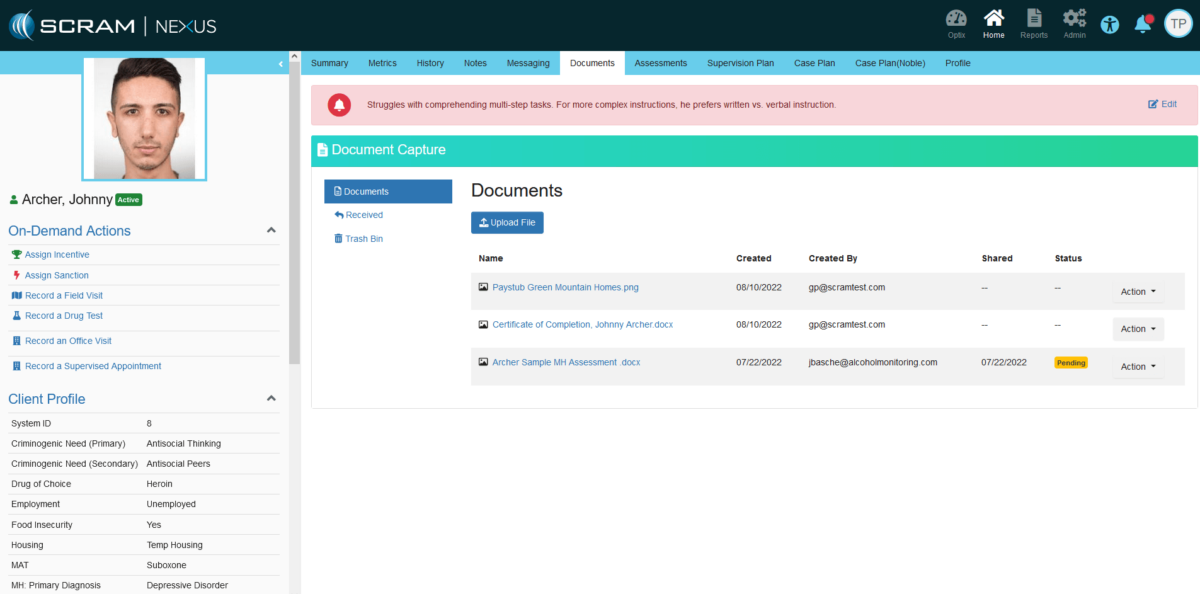 SCRAM Nexus Evolves into a Dynamic Case Management System - SCRAM Systems